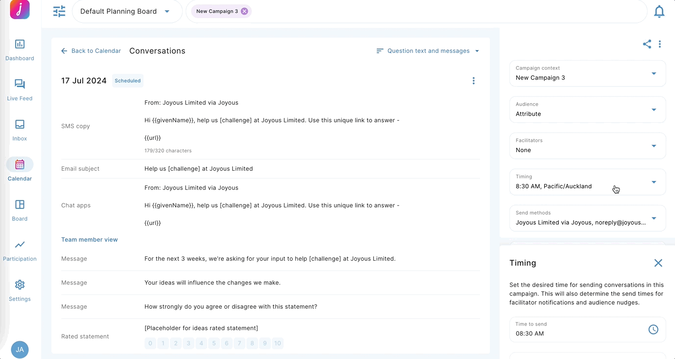 How do I set up a campaign?